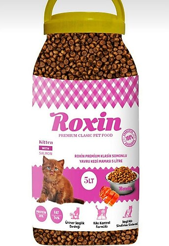 Roxin Premium Klasik Somonlu 5 lt Yavru Kedi Maması Fiyatları ...