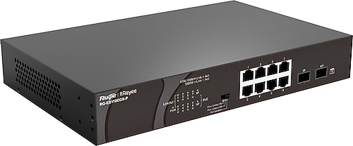 Ruijie Reyee RG-ES110GDS-P 10 Port 10/100/1000 Mbps Gigabit PoE Switch ...