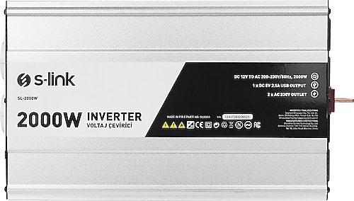 S-link SL-2000W 12 V 2000 W İnverter Fiyatları, Özellikleri ve ...