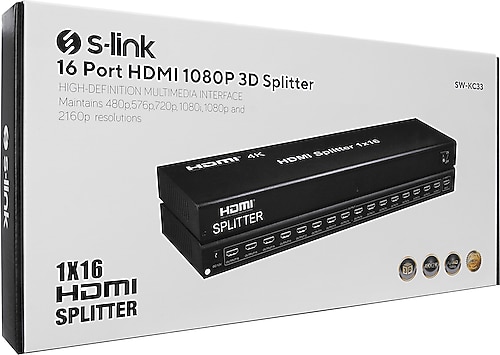 S-link SW-KC33 16 Port HDMI Switch Fiyatları, Özellikleri ve Yorumları ...