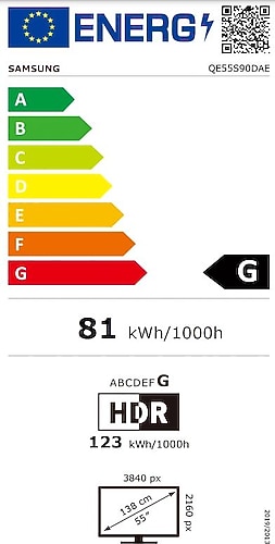 Samsung 55S90D 4K Ultra HD 55" 140 Ekran Uydu Alıcılı Smart OLED TV ...