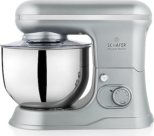 Schafer Prochef Master 1500 W 5 lt Gümüş Hamur Yoğurma Makinesi ...