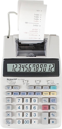Sharp EL-1750V 12 Haneli Şeritli Hesap Makinesi Fiyatları, Özellikleri ...