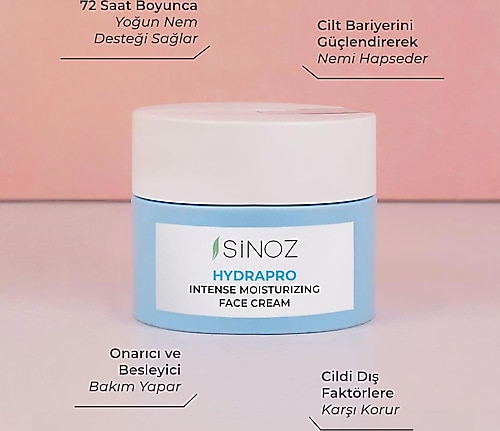 Sinoz Hydrapro Yoğun Nemlendirici Yüz Kremi 50 ml Fiyatları ...
