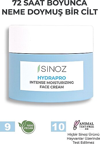 Sinoz Hydrapro Yoğun Nemlendirici Yüz Kremi 50 ml Fiyatları ...