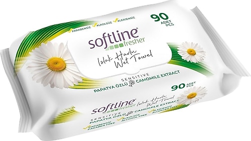 Softline Fresher Sensitive Papatya Özlü 90 Yaprak Islak Mendil ...