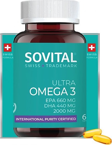 Sovital Ultra Omega 3 1000 mg 60 Kapsül Fiyatları, Özellikleri ve ...