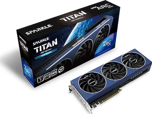 Sparkle Arc A770 TITAN SA770T-16GOC 256 Bit GDDR6 16 GB Ekran Kartı ...