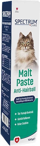 Spectrum Malt Paste Anti-Hairball 100 gr Kediler için Malt Macun ...