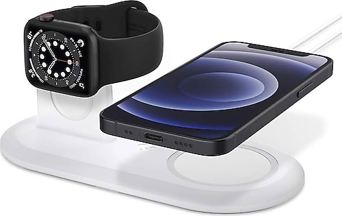 Spigen MagFit Duo AMP02796 2in1Beyaz MagSafe Docking Station Fiyatları, Özellikleri ve Yorumları ...