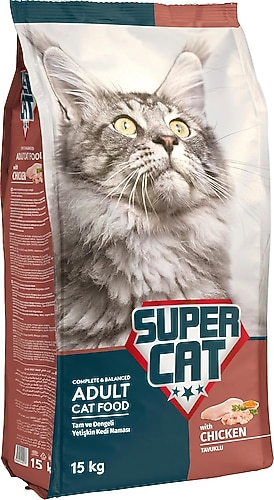 Super Cat Tavuklu 15 kg Yetişkin Kedi Maması Fiyatları, Özellikleri ve ...