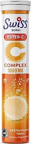 Swiss Bork Pureway C Complex 1000 mg 20 Efervesan Tablet Fiyatları ...