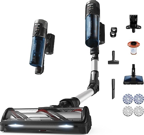 Tefal X-Force Flex 13.60 Allergy Aqua Aerospin Şarjlı Dikey Süpürge ...