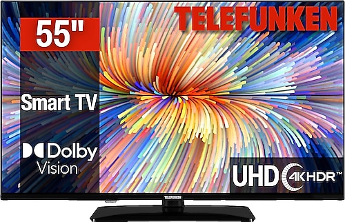Telefunken D55U750R1CW 4K Ultra HD 55" 140 Ekran Uydu Alıcılı Smart LED ...