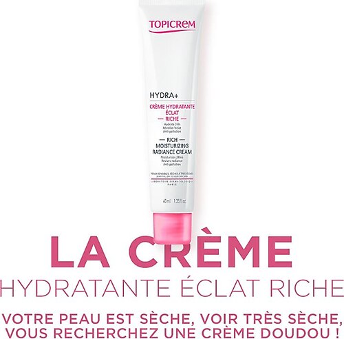 Topicrem Hydra+ Rich Moisturizing Radiance Nemlendirici Krem 40 ml ...