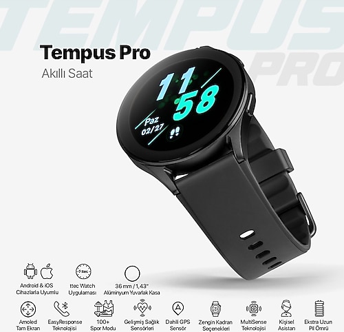 Ttec Tempus Pro 36mm Alüminyum Kasa Akıllı Saat Fiyatları, Özellikleri ...