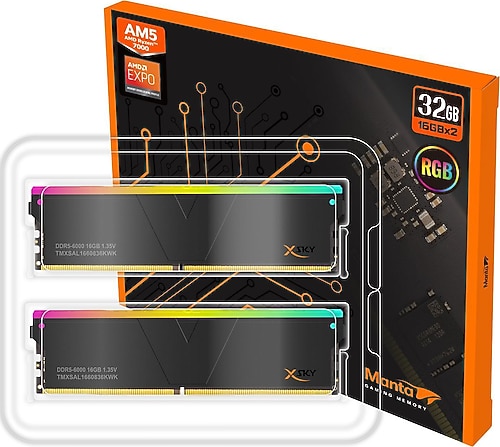 V-Color Manta XSky RGB 32 GB (2x16) 6000 MHz CL36 TMXSAL1660836KWK DDR5 ...