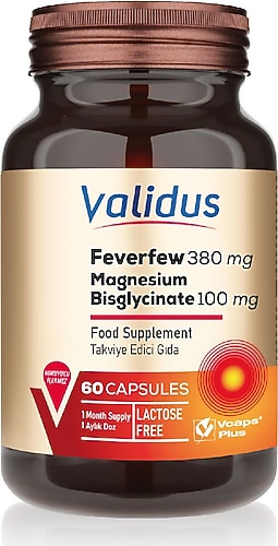 Validus Feverfew 380 mg 60 Kapsül Fiyatları, Özellikleri ve Yorumları ...