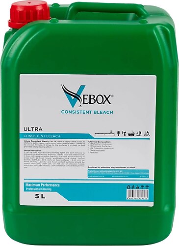 Vebox Ultra Kıvamlı Çamaşır Suyu 5 lt Fiyatları, Özellikleri ve ...
