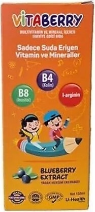 Vitaberry Multivitamin ve Mineral İçeren Şurup 150 ml Fiyatları ...