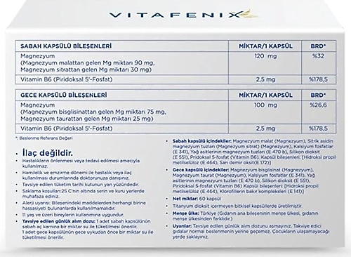 Vitafenix Magna P 60 Kapsül Fiyatları, Özellikleri ve Yorumları | En ...