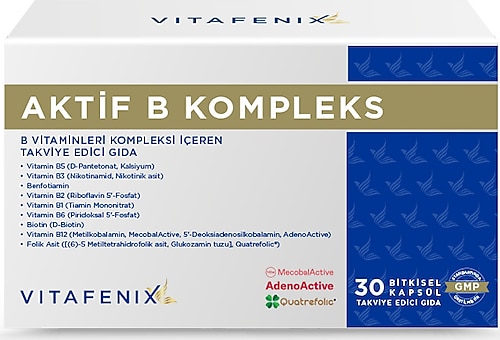 Vitafenix Vitafenix Aktif B Kompleks 30 Kapsül Fiyatları, Özellikleri ...