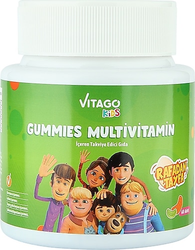 Vitago Kids Multivitamin Multimineral 60 Gummies Fiyatları, Özellikleri ...