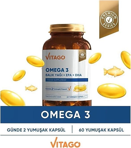 Vitago Omega 3 Epa Dha 60 Tablet Balık Yağı Fiyatları, Özellikleri ve ...