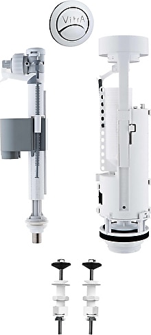 VitrA 330B4210 Plus 2.5/4 lt Alttan Su Girişli Rezervuar İç Takım ...