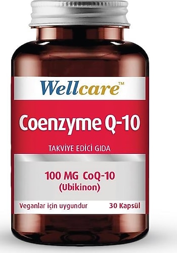 Wellcare Coenzyme Q-10 100 mg 30 Kapsül Fiyatları, Özellikleri ve ...