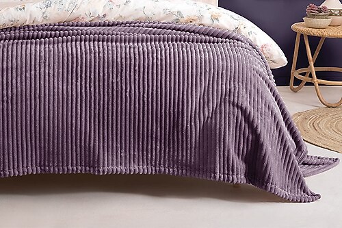 Yataş Bedding Holly Wellsoft Tek Kişilik Battaniye Kül Moru Fiyatları ...