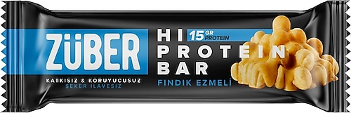 Züber Fındık Ezmeli 45 gr Yüksek Protein Bar Fiyatları, Özellikleri ve ...