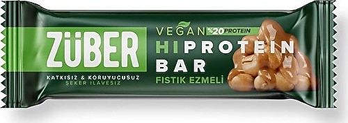 Züber Vegan Fıstık Ezmeli 45 gr Yüksek Protein Bar Fiyatları ...