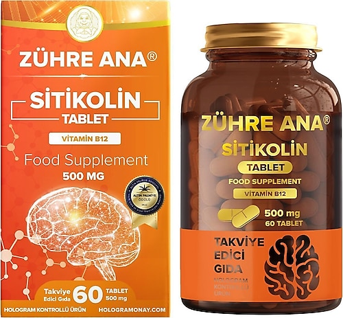 Zühre Ana Sitikolin 500 mg 60 Tablet Fiyatları, Özellikleri ve ...